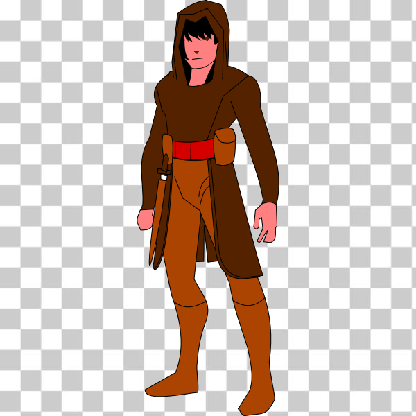 Free: SVG Rogue character vector clip art - nohat.cc