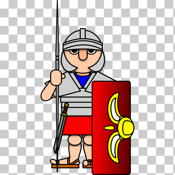 Free: SVG Roman soldier image - nohat.cc