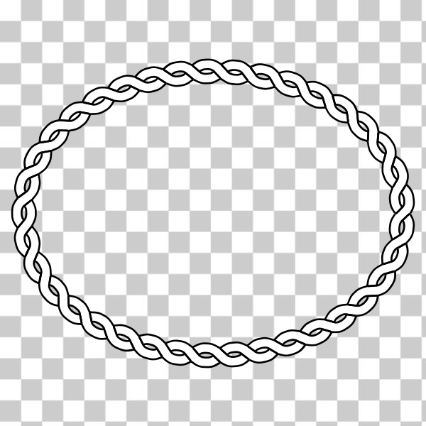 Free: SVG Rope border vector image - nohat.cc