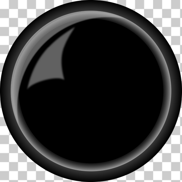 Free: SVG Round shiny black button vector illustration - nohat.cc