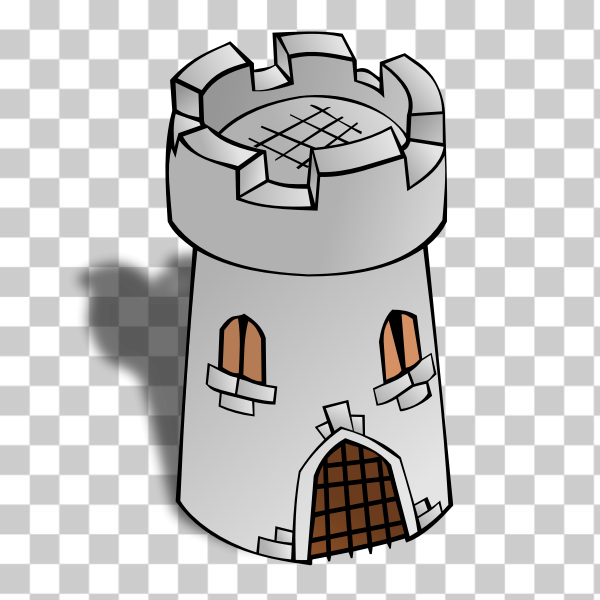 Free: SVG Round Tower map vector symbol - nohat.cc