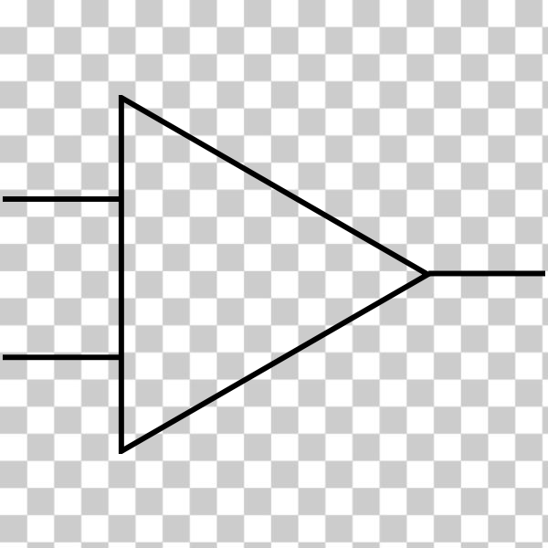 Free: SVG RSA IEC Opamp Symbol - nohat.cc