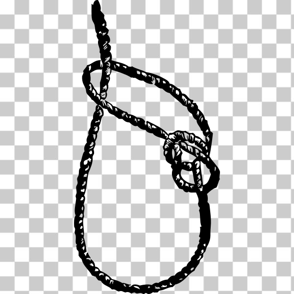 Free: SVG Running bowline knot vector image - nohat.cc