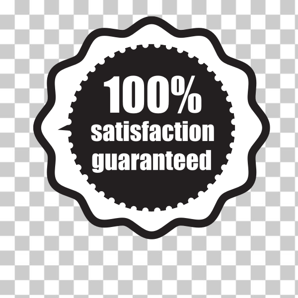 Free: SVG Satisfaction guaranteed sticker clip art - nohat.cc