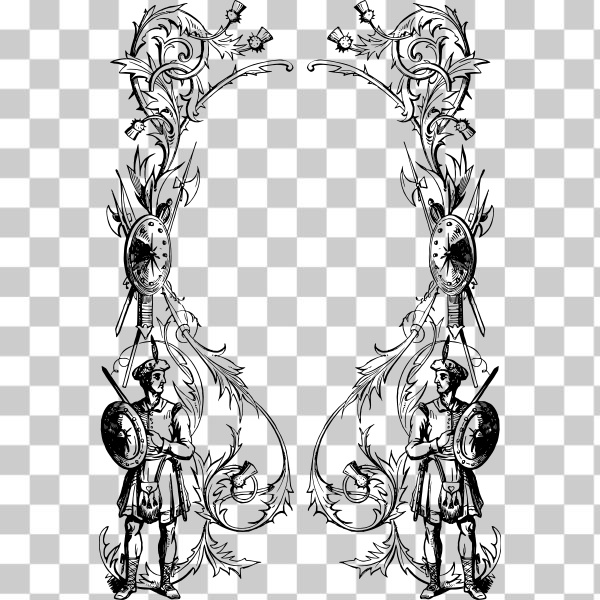 Free: SVG Scotland Frame 2 - nohat.cc