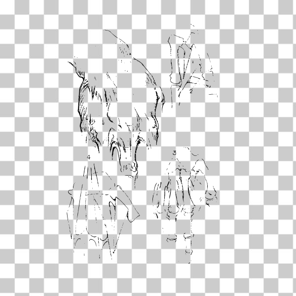 Free: SVG Selection of finger joints gesture vector clip art - nohat.cc