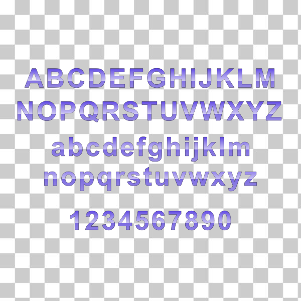 Free: SVG Selection of letters and numbers vector drawing - nohat.cc