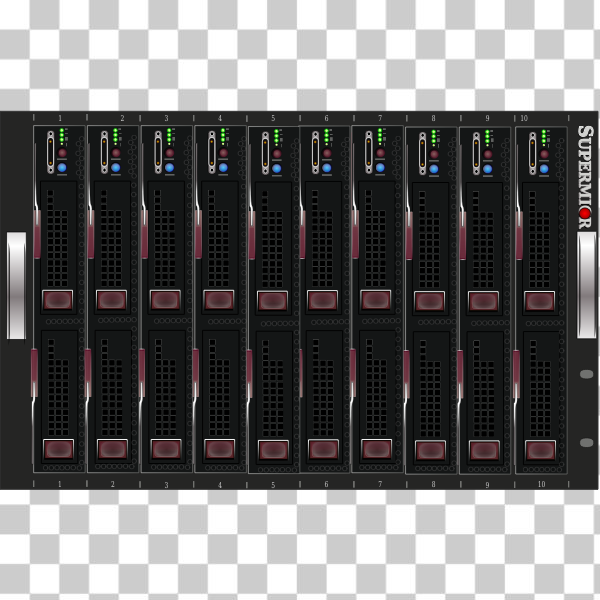 Free: SVG Server centre rack vector image - nohat.cc