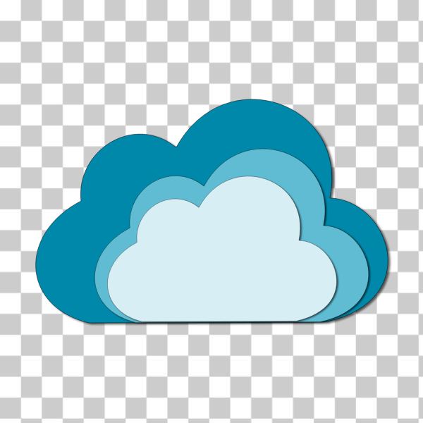 Free: SVG Shaded clouds - nohat.cc