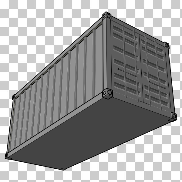 Free: SVG Shipping container vector image - nohat.cc
