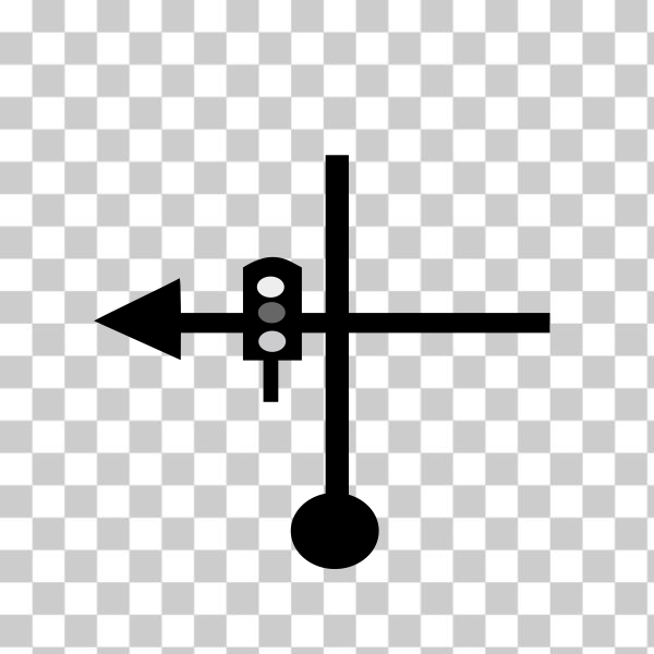 Free: SVG Signal take left road TSD vector sign - nohat.cc