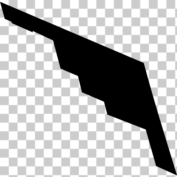 Free: SVG Silhouette vector drawing of a spy plane - nohat.cc