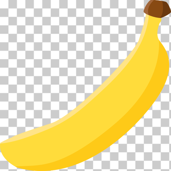 Free: SVG Simple banana vector image - nohat.cc