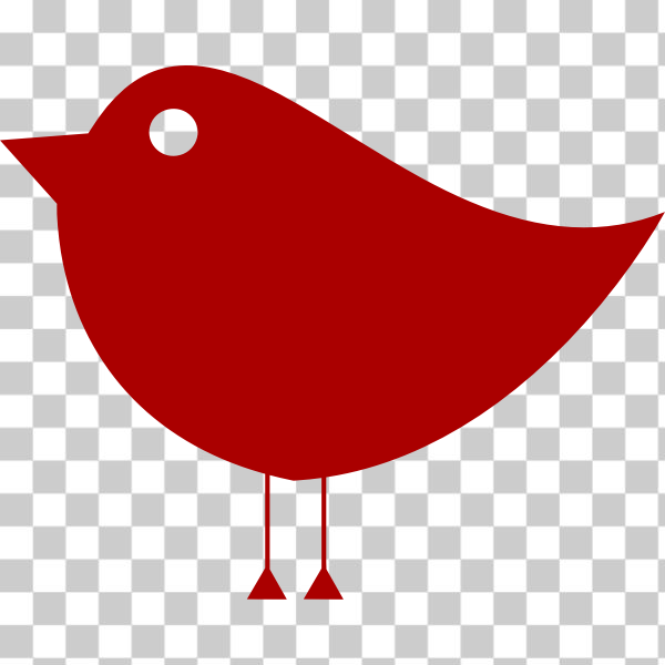 Free: SVG Simple birdie vectorized - nohat.cc