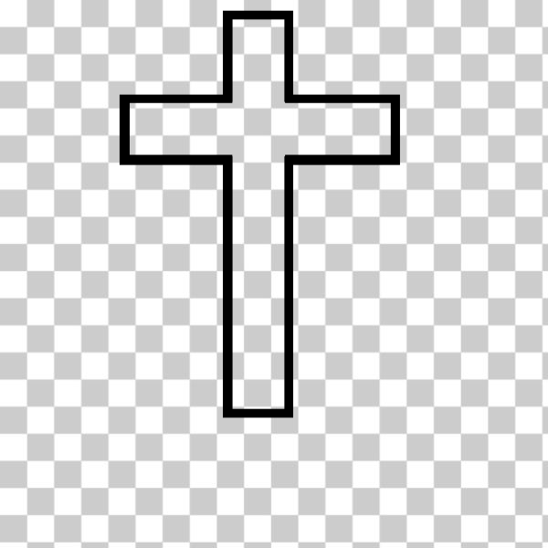 Free: SVG Simple Catholic cross - nohat.cc