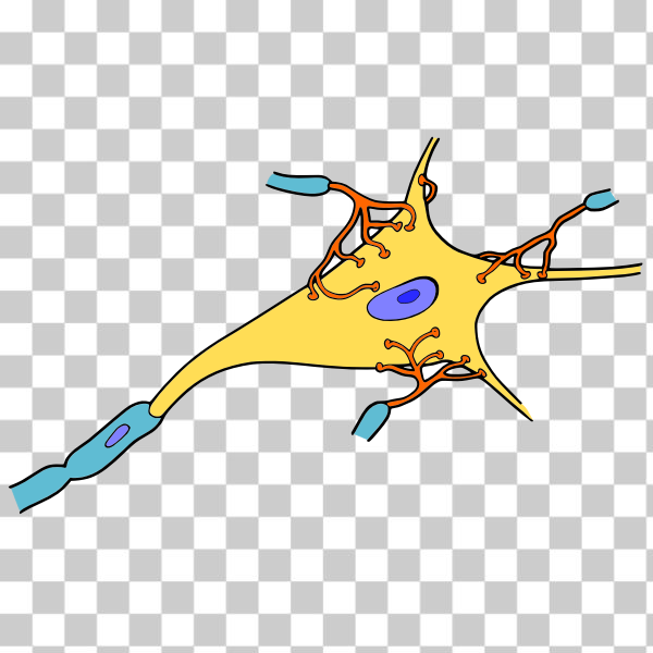 Free: SVG Simple neuron vector drawing - nohat.cc