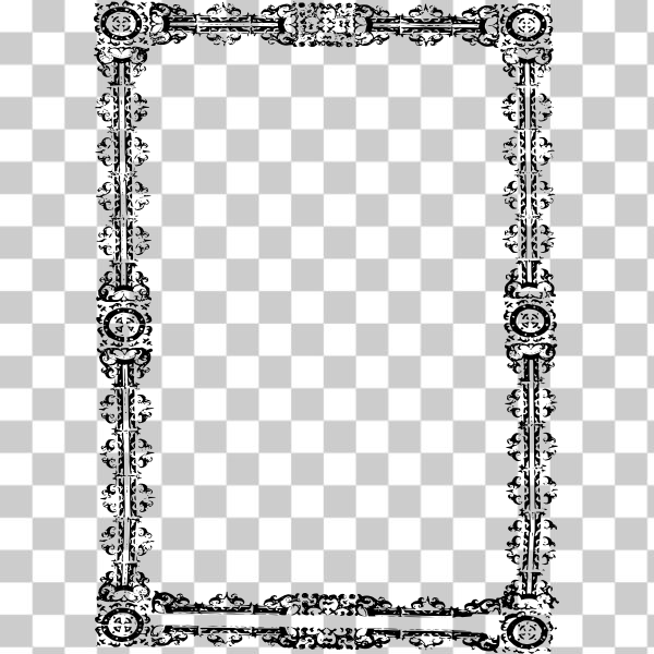 Free: SVG Simple Ornate Frame - nohat.cc