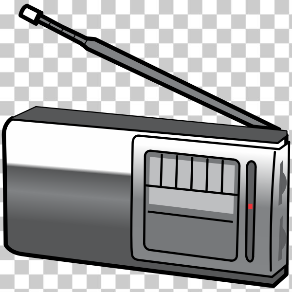 Free: SVG Simple portable radio - nohat.cc