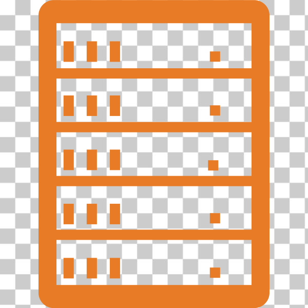 Free: SVG Simple server icon vector image - nohat.cc