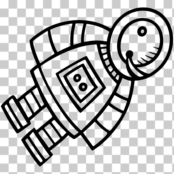 Free: SVG Simple Spaceman - nohat.cc