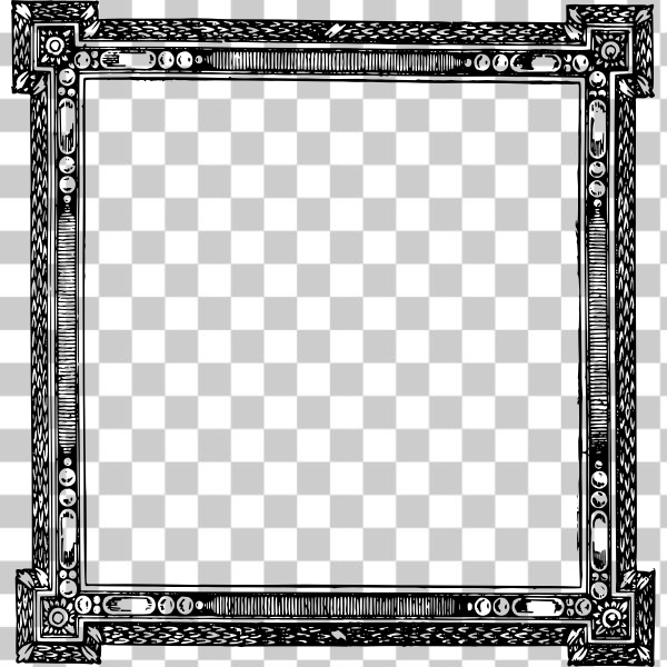 Free: SVG Simple square frame - nohat.cc