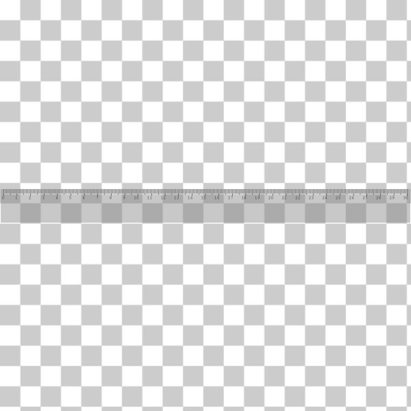 Free: SVG simple transparent ruler with scale till 30cm - nohat.cc