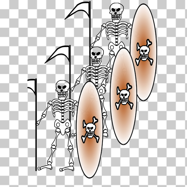 Free: SVG Skeleton soldiers - nohat.cc