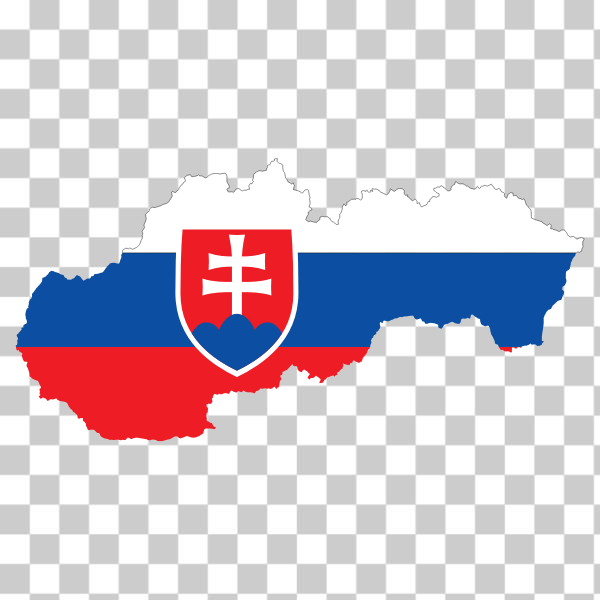 Free: SVG Slovakia Map Flag - nohat.cc