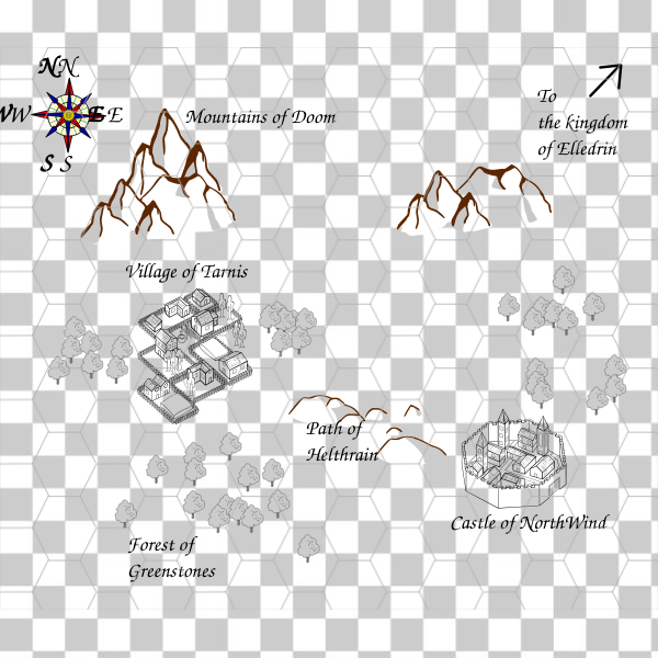 Free: SVG Small RPG map vector illustration - nohat.cc