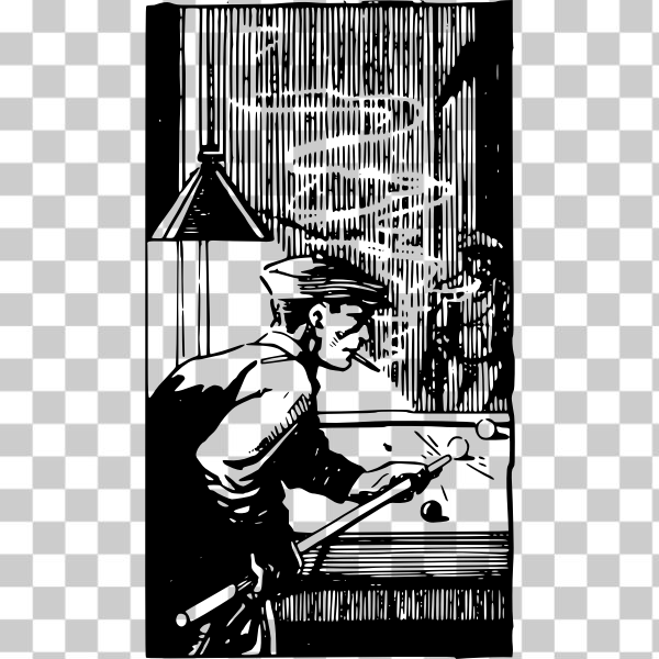 Free: SVG Smoky Pool Hall - nohat.cc