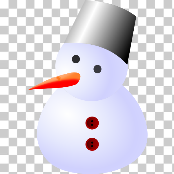 Free: SVG Snowman vector drawing - nohat.cc