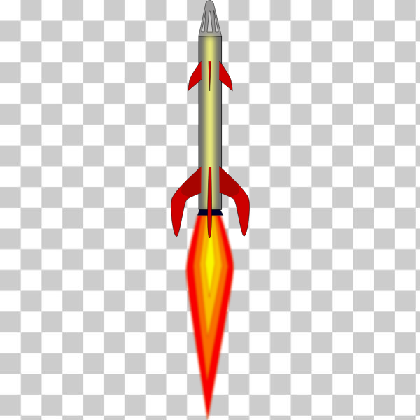 Free: SVG Space rocket full power flight vector drawing - nohat.cc