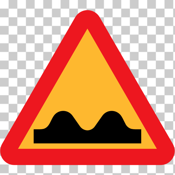 Free: SVG Speed Bump Sign Vector - nohat.cc