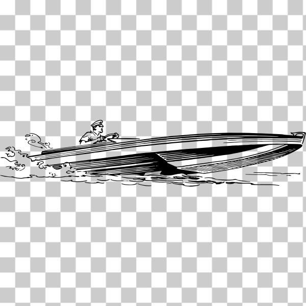 Free: SVG Speedboat - nohat.cc