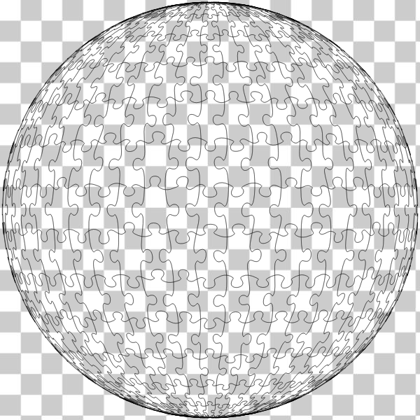 Free: SVG Spherical jigsaw puzzle - nohat.cc