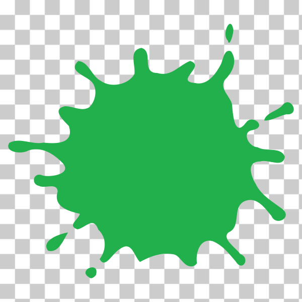 Free: SVG Splat in green color - nohat.cc