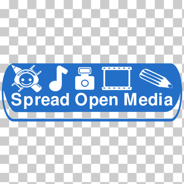 Free: SVG Spreading Open Media 180x60 - nohat.cc