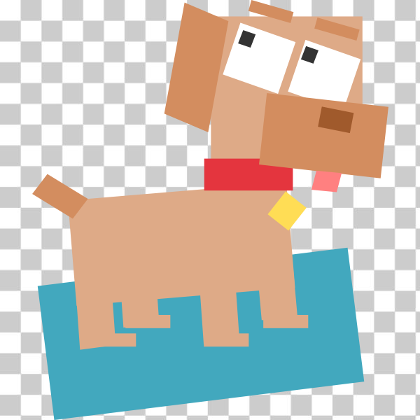 Free: SVG Square dog - nohat.cc