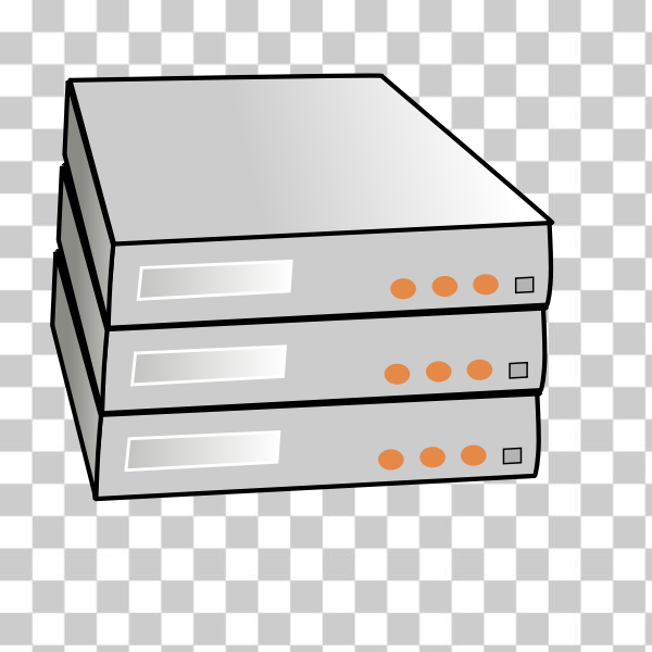 Free: SVG Stacked servers vector illustration - nohat.cc