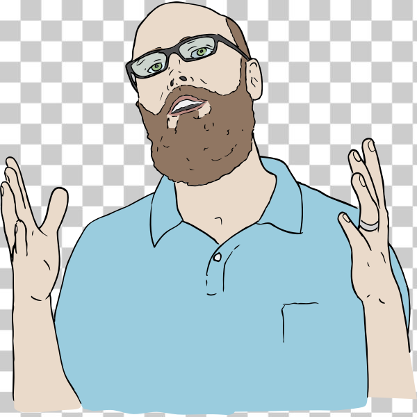 Free: SVG Steve Lambert with Hands Out - nohat.cc