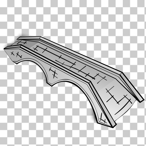 Free: SVG Stone bridge RPG map symbol vector graphics - nohat.cc