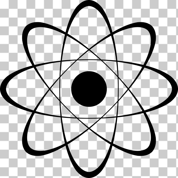 Free: SVG Stylized atom - nohat.cc