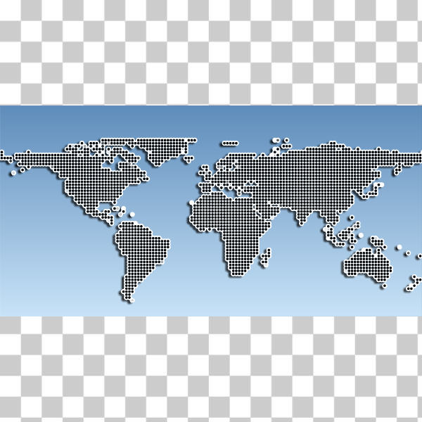 Free: SVG Stylized Map Of The Earth - nohat.cc