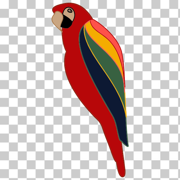 Free: SVG Stylized Parrot - nohat.cc