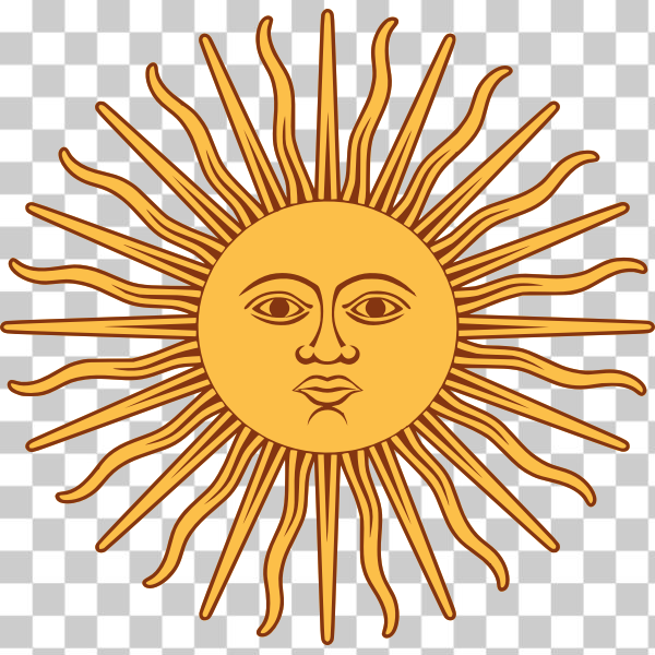 Free: SVG Sun of May vector clip art - nohat.cc