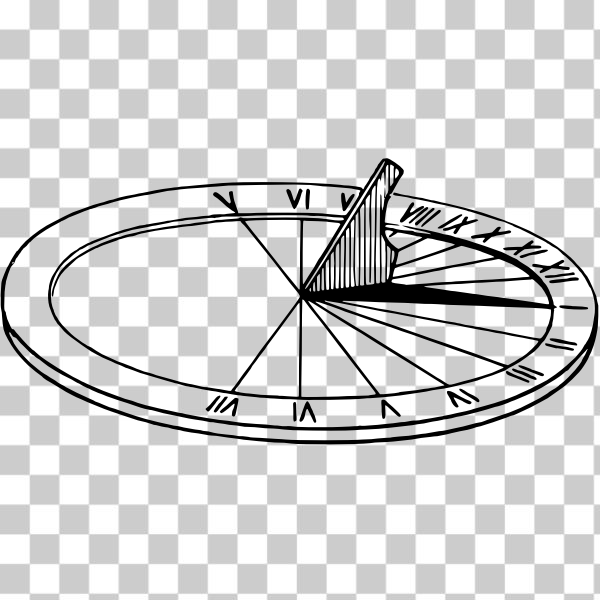 Free: SVG Sundial vector image - nohat.cc