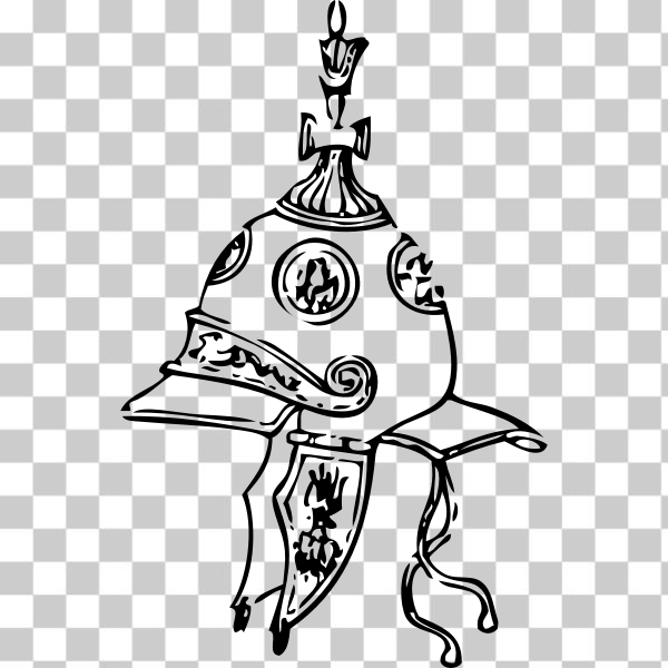 Free: SVG Syrian helmet - nohat.cc