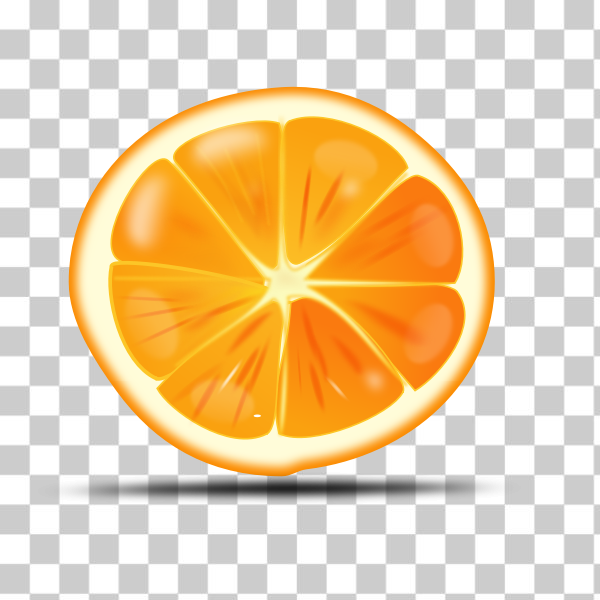 Free: SVG Tangerine slice - nohat.cc