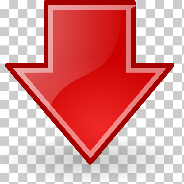 Free: SVG tango red go down - nohat.cc