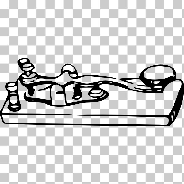 Free: SVG Telegraph device vector illustration - nohat.cc